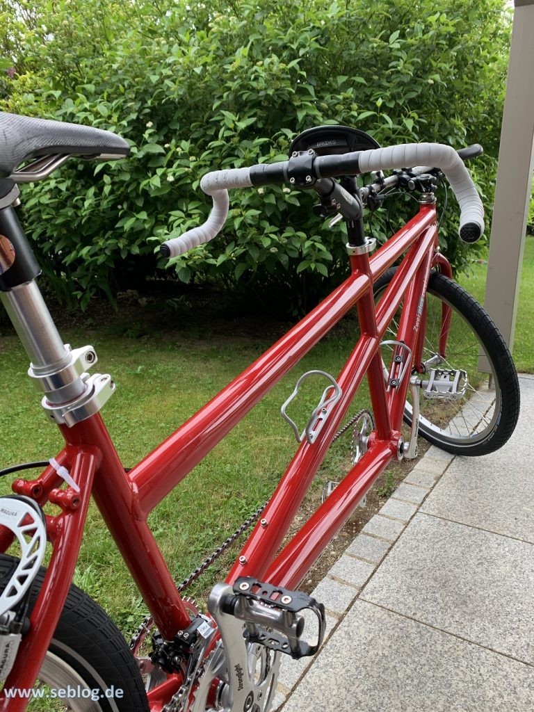 Zwei plus Zwei Red Tandem - seblog.de | Fahrradgeschichten